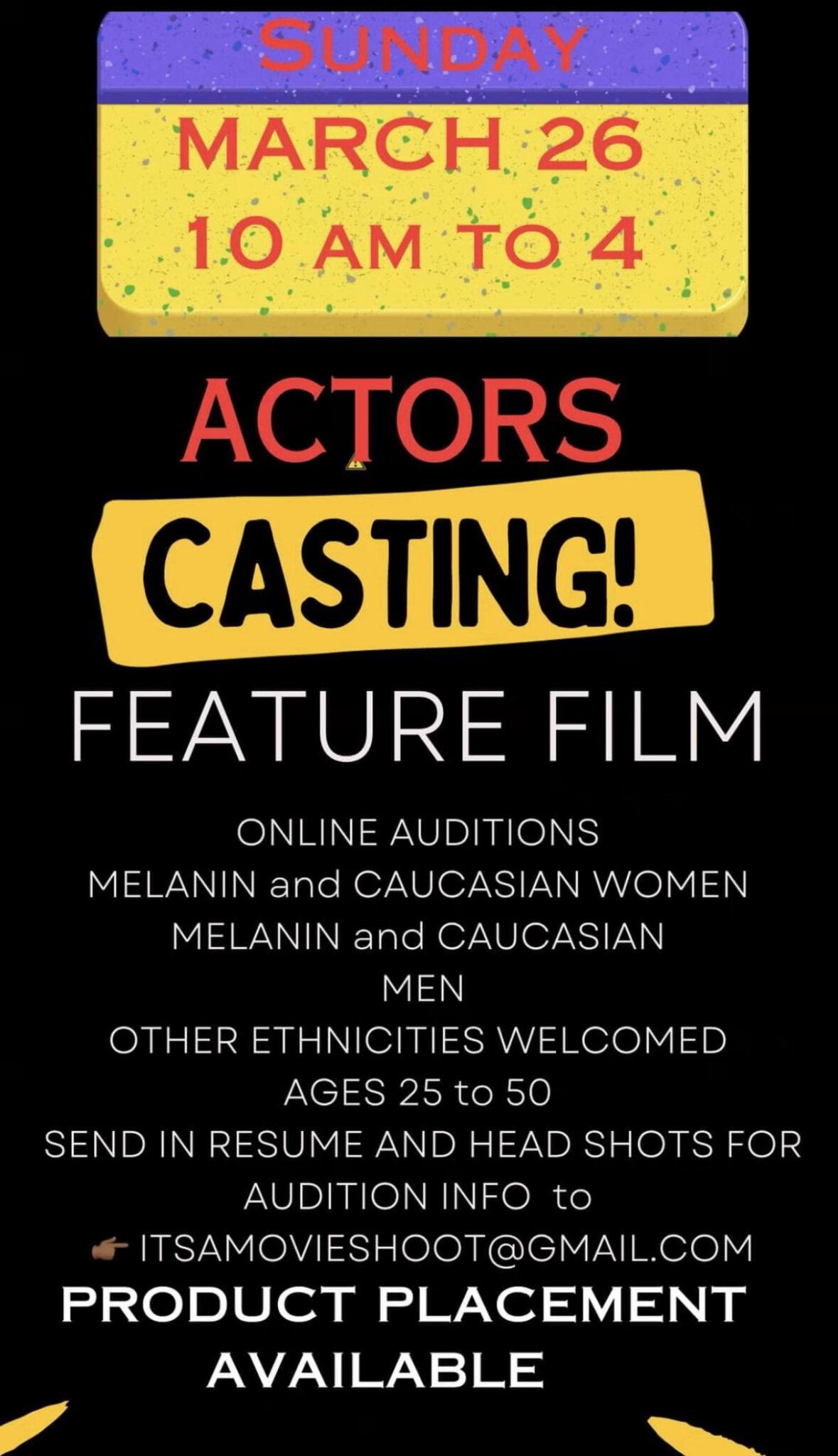 Casting – SDM FLIX Productions